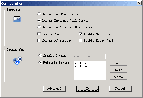 CMailServer - Multiple Domain Mail Server Software for Windows